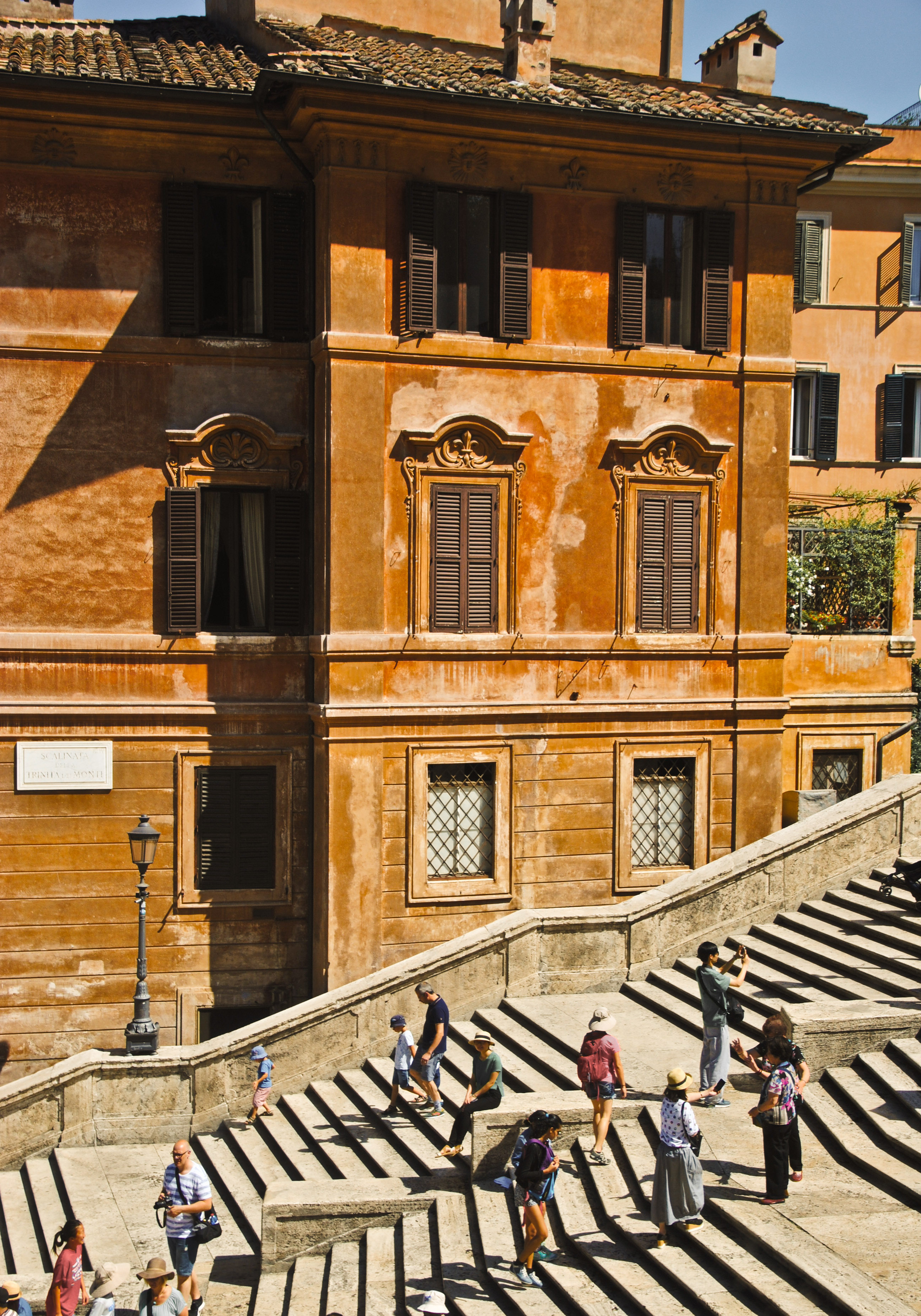 Jorge Luis Borges at the Keats-Shelley House in Rome